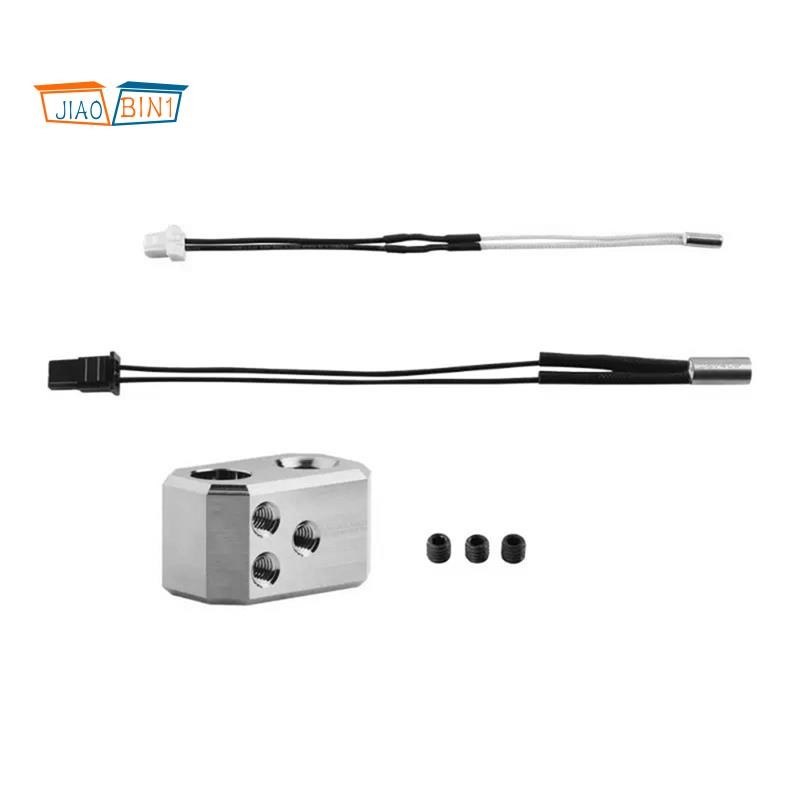 สําหรับ Prusa I3 MK4 Extruder ทองแดงชุบความร้อนบล็อก + แท่งความร้อน ...