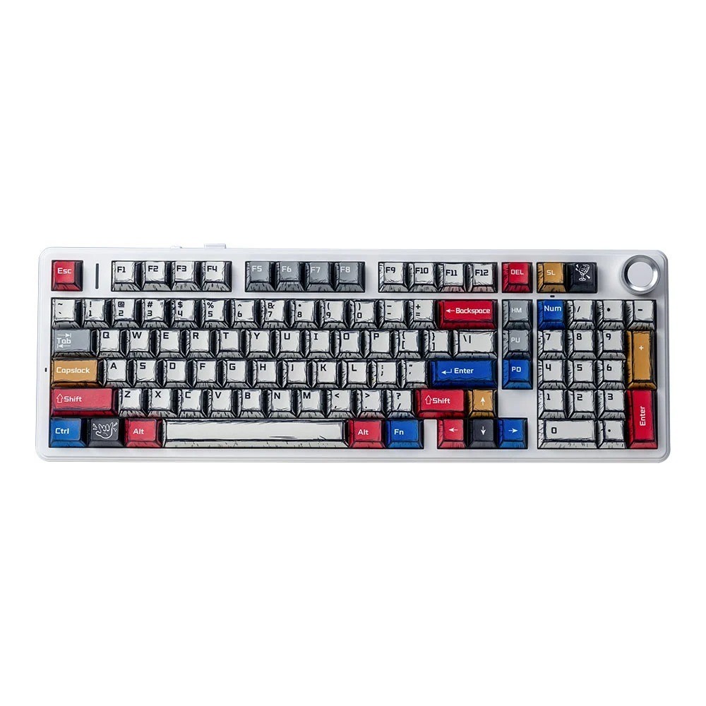 AULA F99 PRO COMICS (SKYBLUE SWITCH) RGB EN ประกัน 2 ปี | Shopee Thailand