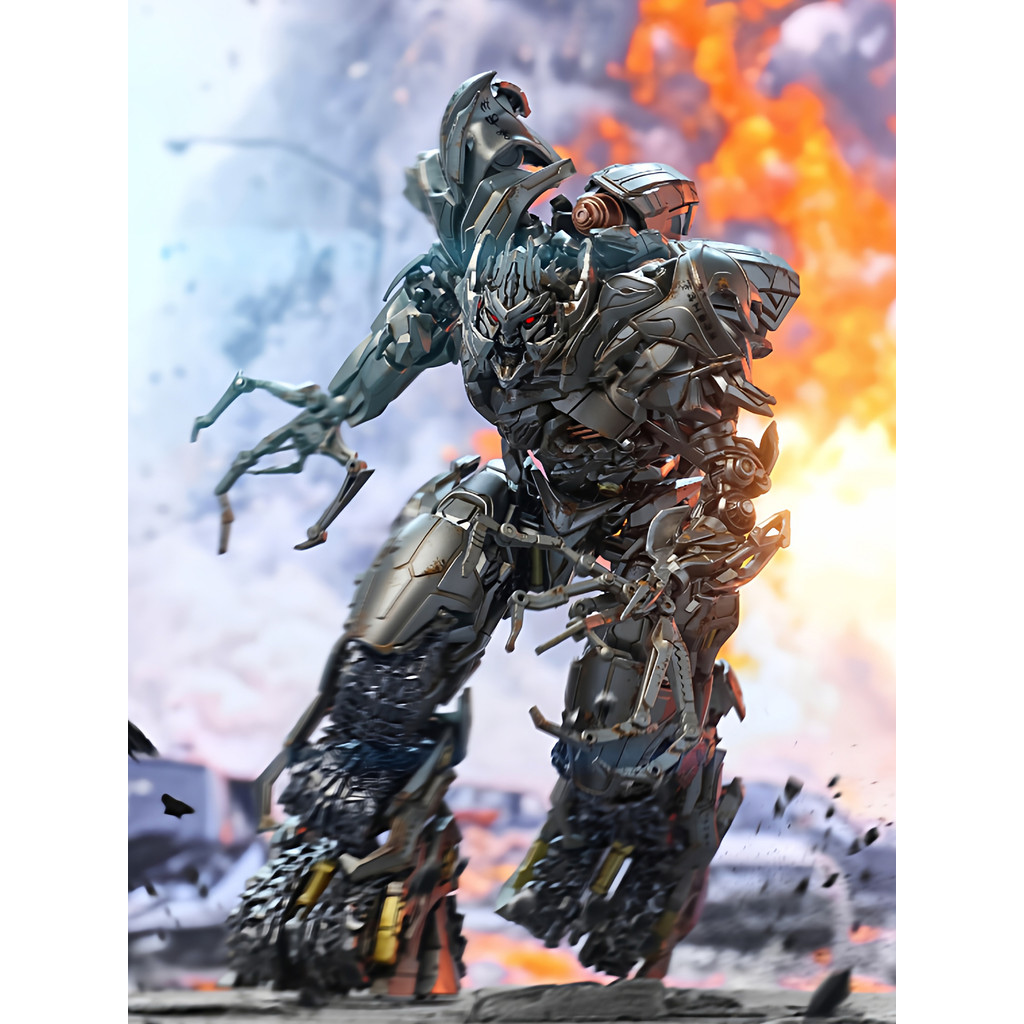 พร้อมสต็อก YOLOPARK Transformers 2 Tank Megatron PRO Figure Alloy Outer ...