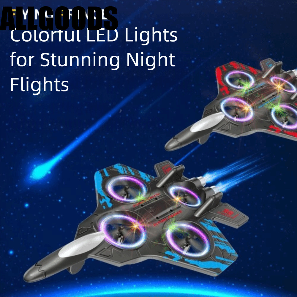 ALLGOODS รีโมทคอนโทรลโฟม Fighter, EPP โฟม Gravity Sensing สี่มอเตอร์เฮลิคอปเตอร์ของเล่น,ชาร์จ 2 ...