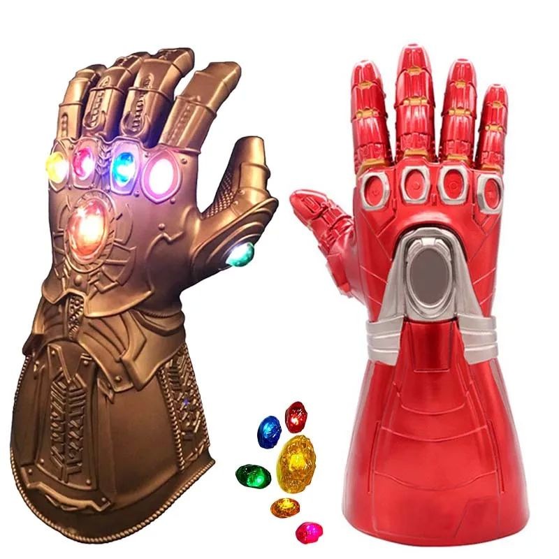 Avengers Iron Man Gauntlet Thanos ถุงมือ Infinity War Action Figure ถุง ...