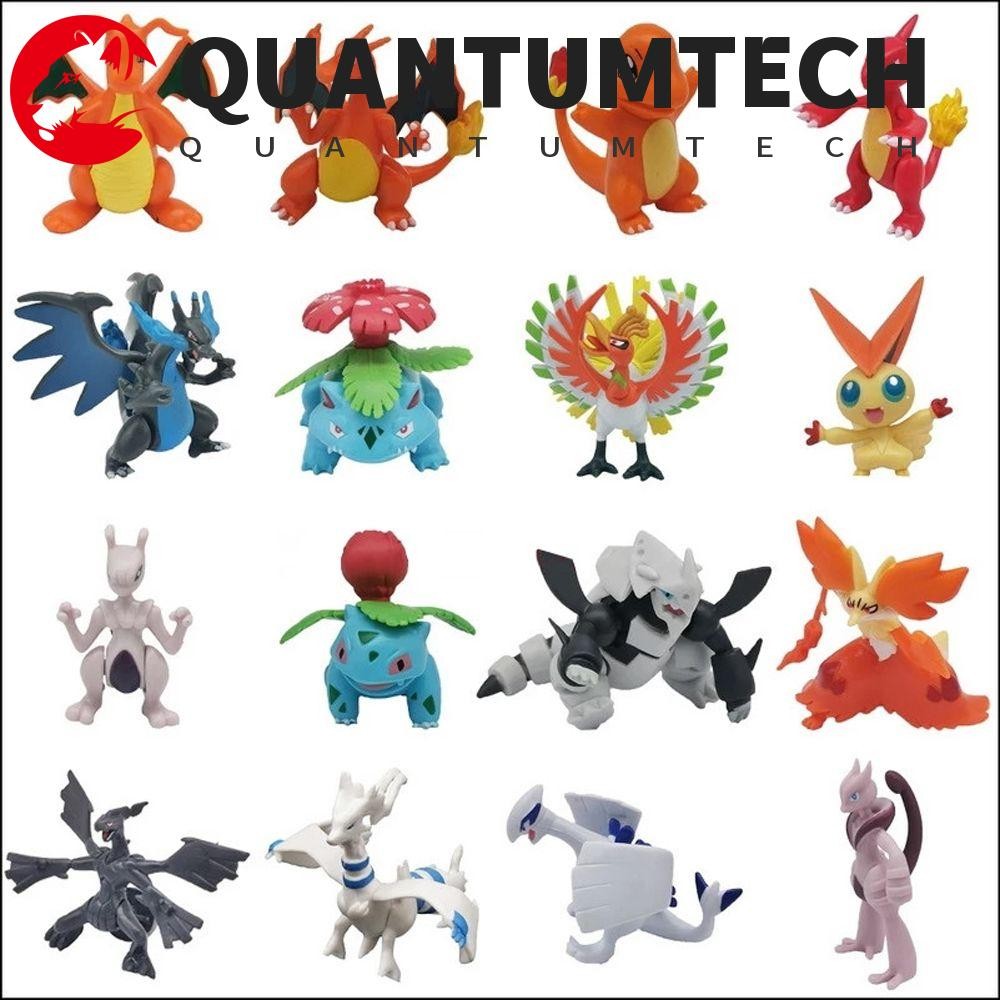 QUANTUMTECH ตัวเลขของเล่น Dragonite 6-8 ซม. Charmeleon Aggron Charizard ...