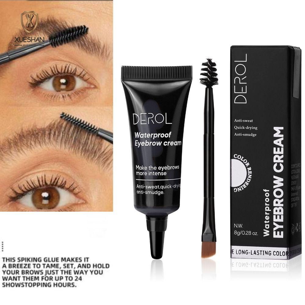 XUESHAN Eyebrow Setting Gel, Long Lasting Waterproof Brow จัดแต่งทรงผม ...