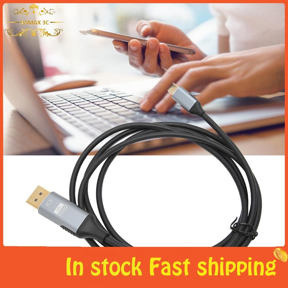 Bamaxis USB C ถึง DP Adapter 10Gbps แบนด์วิดท์ High Speed Displayport ...