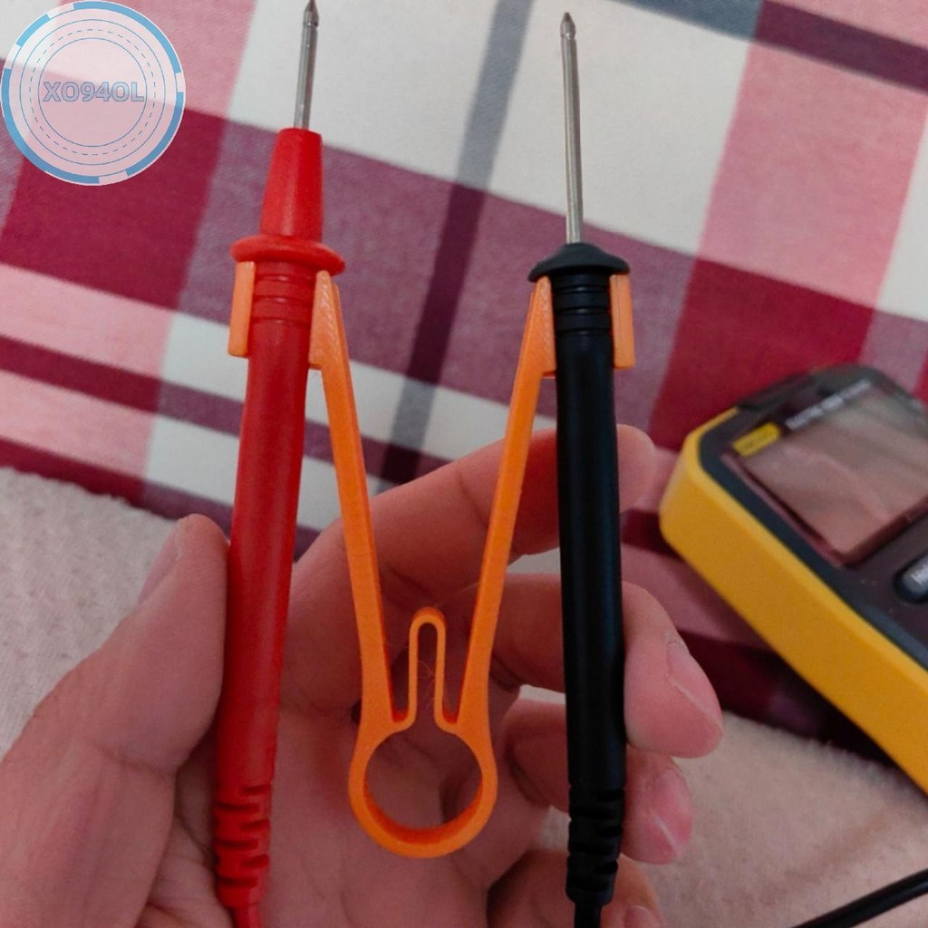 Xo94ol Ergonomic Meter Probes คลิปมัลติมิเตอร์ Probe Test Holder ...