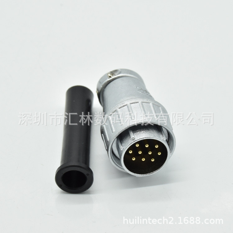 โลหะรอบเชื่อมต่อไต้หวัน Changgang PLT Connector PLS-2410-PM ปลั๊กการบิน ...