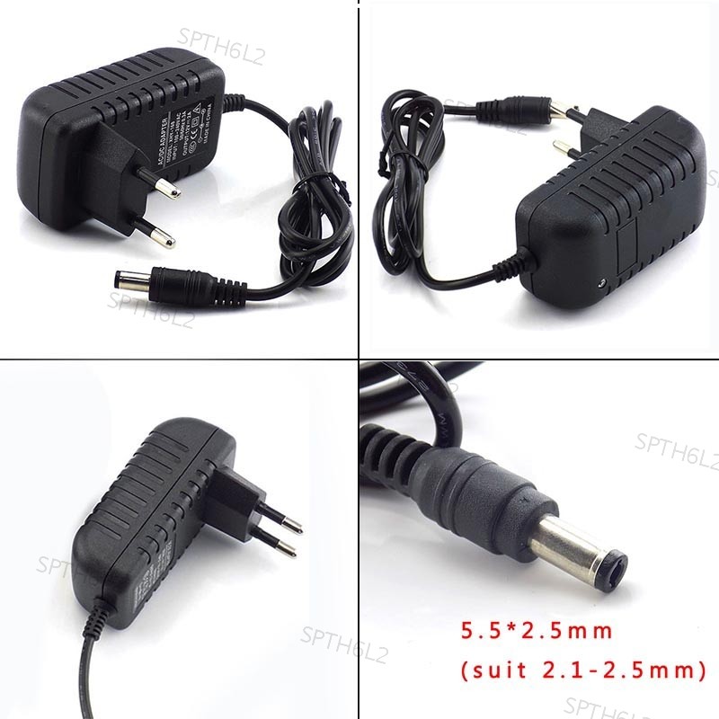EU Plug DC 12V 2A Switching Power Supply AC110V ~ 220V 2000ma อะแดปเตอร ...