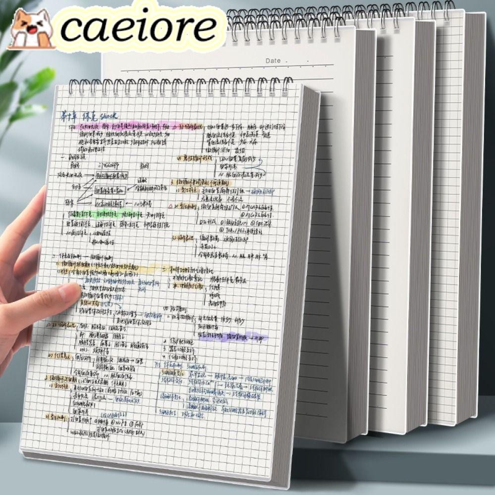 CAEIORE Coil Notebook, A4/A5/A6/B5 กริด/Blank/สายแนวนอน Spiral Notepad ...