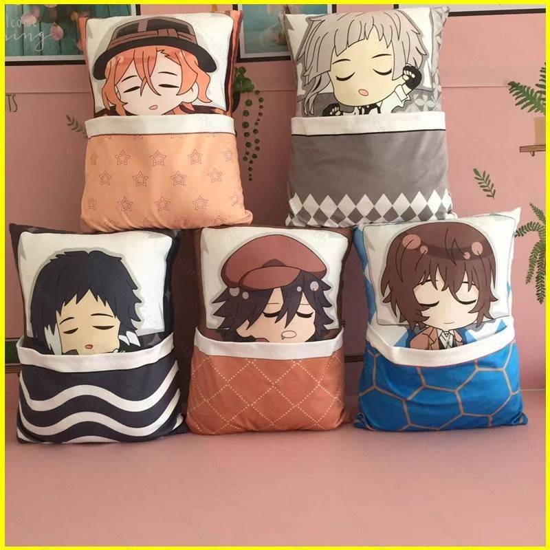 หมอน Plush Bungo Stray Dogs ตัวละคร Rampo Chuuya และ Dazai Osamu สไตล์ ...