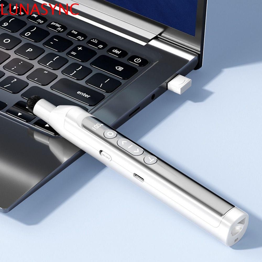 LUNASYNC Telescopic Remote ปากกาไวท์บอร์ด, จอแสดงผลระดับแบตเตอรี่, ปาก ...