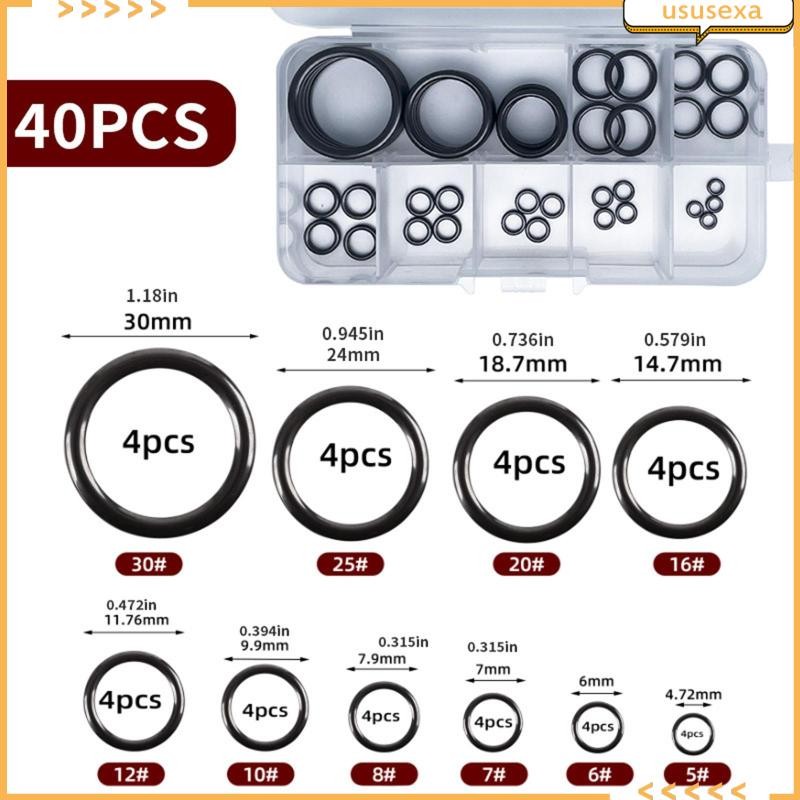[Ususexa] 40x Porcelain Guide Rings ,Guides Eye Rings Set ,อะไหล่ตกปลา ...