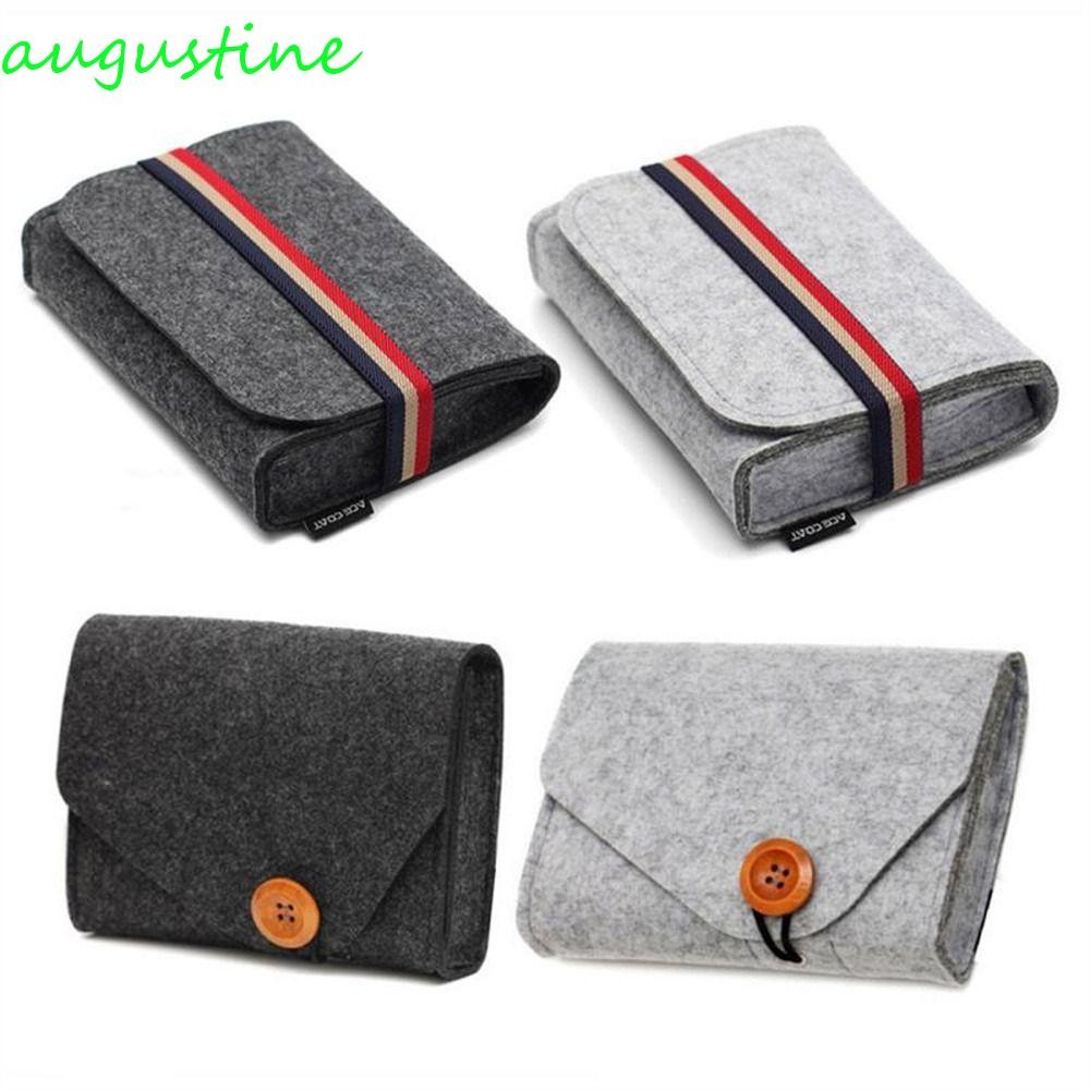 AUGUSTINE Data Cable Case Travel Multifunctional Mouse Pouch สาย USB ...