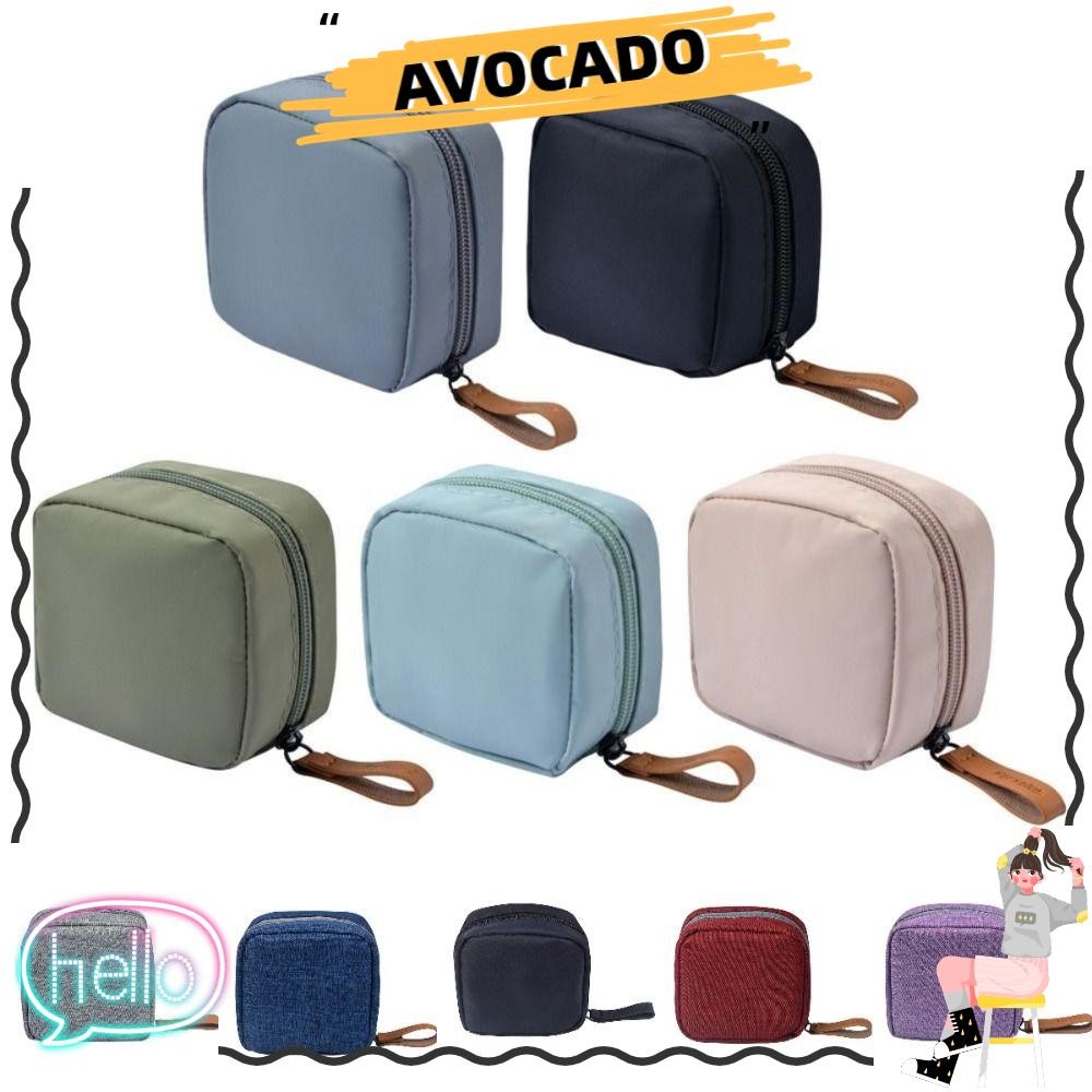 กระเป๋าเครื่องสําอาง AVOCAR, กระเป๋าสีแดงปากเก็บของในบ้านแบบพกพา ...