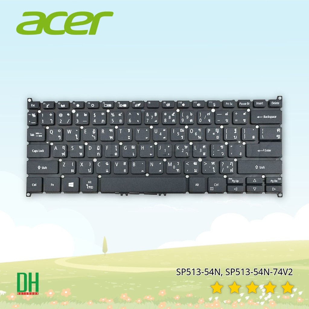 อะไหล่ OEM คีย์บอร์ดสำหรับ Acer Spin 5 N19W3 / SP114‑31 – Replacement ...