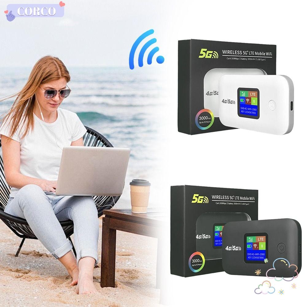 CORCO Mobile WiFi Router, 4G Strong Signal Pocket WIFI, สะดวกขนาดเล็ก ...