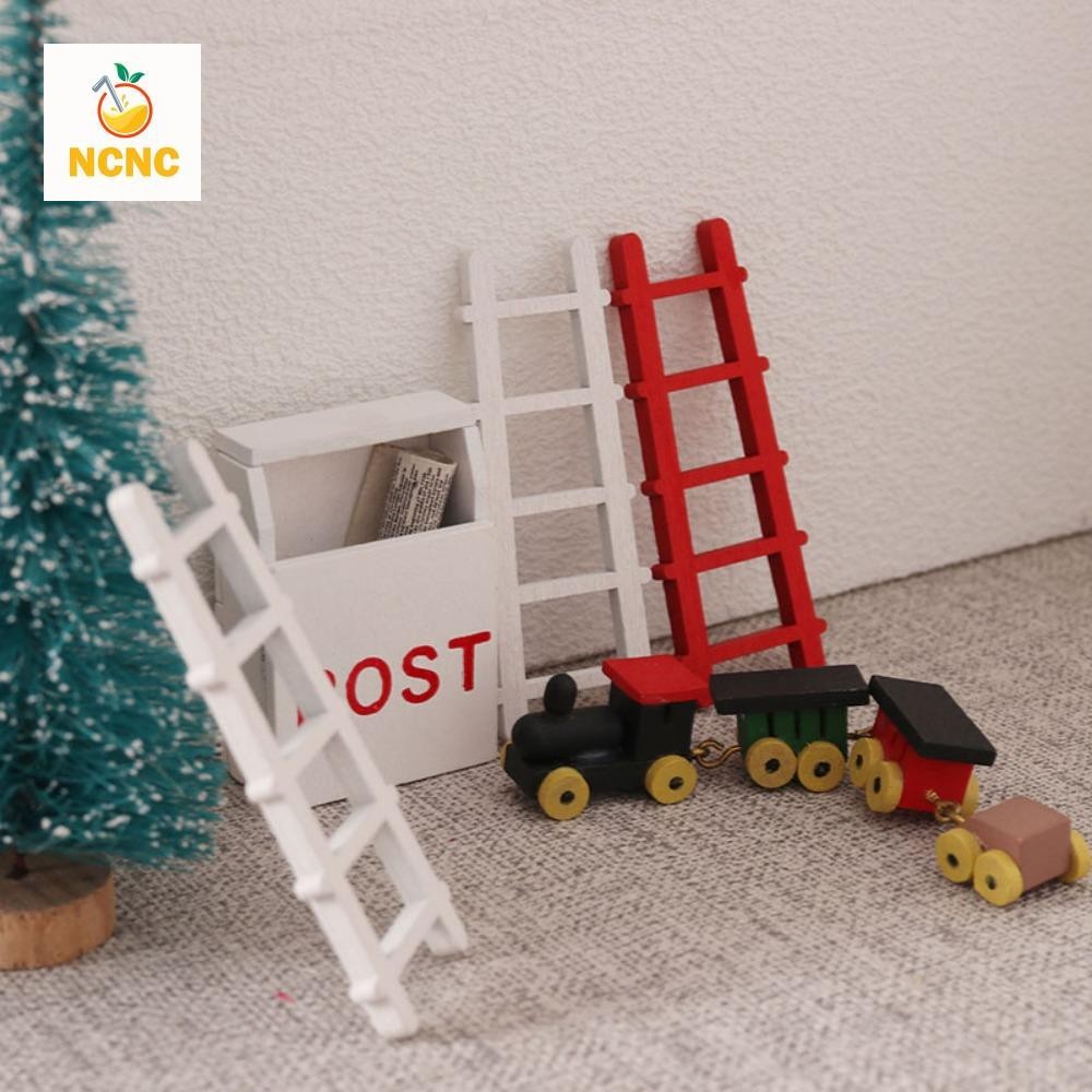 NCNC Dollhouse Mini Ladder, ไม้ Miniature รุ่นบันไดไม้ Dollhouse, Photo ...
