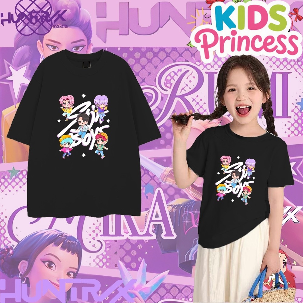 COD(จัดส่งตลอด 24 ชั่วโมง)Kpop Demon Hunters มาใหม่เด็กแขนสั้นเสื้อยืด ...
