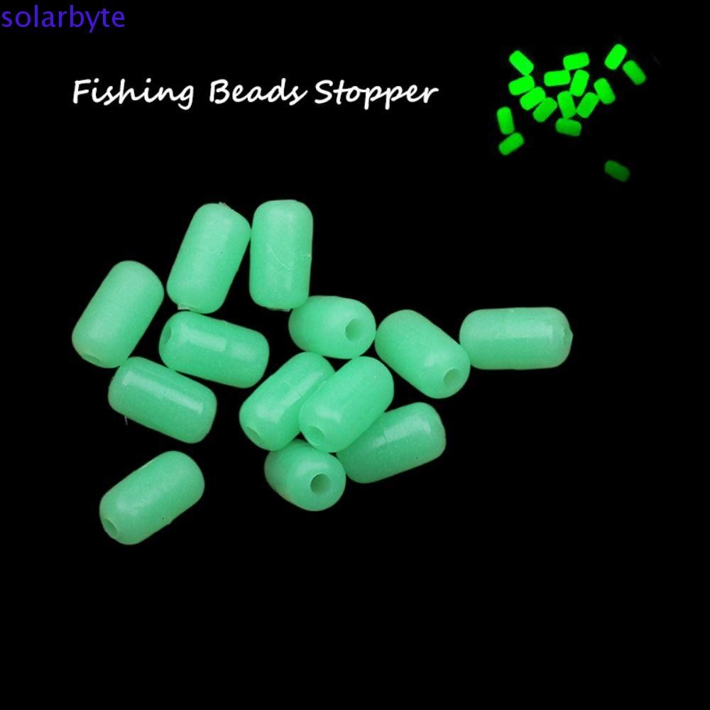 SOLARBYTE 100 ชิ้น ลูกปัดเรืองแสงสำหรับตกปลาระบบท่อไฟกลางคืนและป้องกันการชน | Shopee Thailand