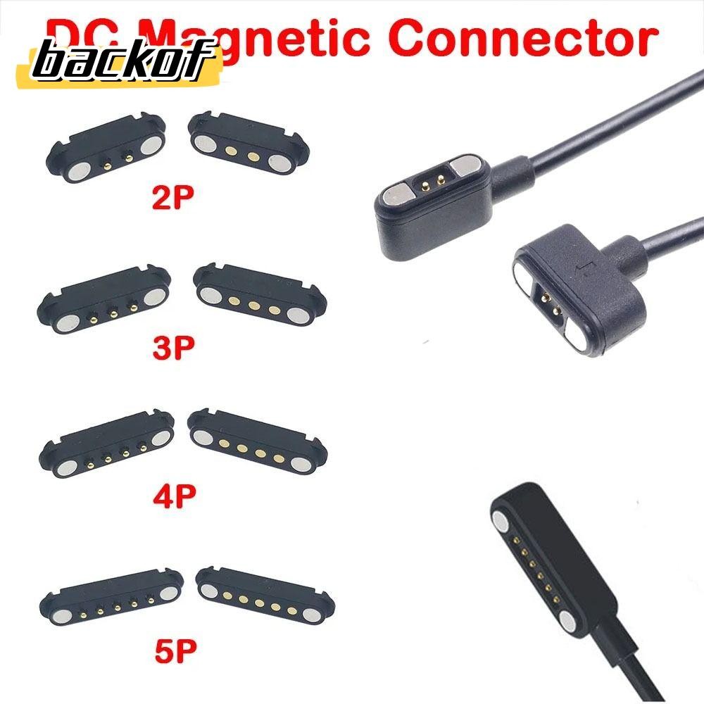BACKOF DC Magnetic Pogo Pin Connector, 2A 2Pin 3Pin 4Pin 5Pin Pogopin ...
