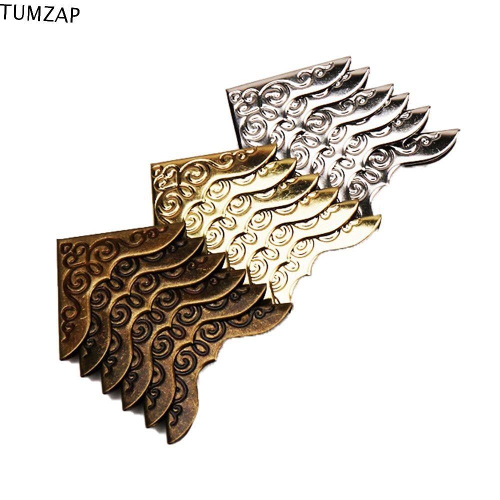 TUMZAP มุมวงเล็บ Bronze 40 ชิ้นตกแต่งมุมกรอบรูปหนังสือโน๊ตบุ๊ค Scrapbooking อัลบั้ม | Shopee ...