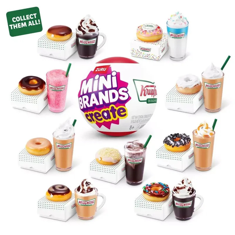 Krispy Kreme Create Series 1 Mini Food Donut Blind Box By Zuru Mini ...