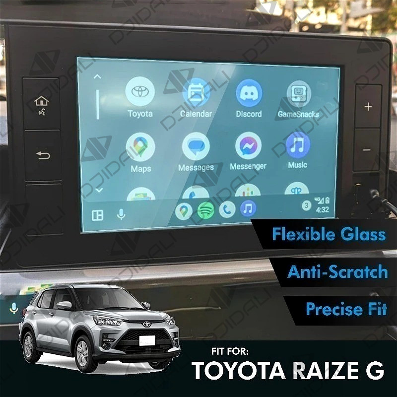 ตัวป้องกันหน้าจอคอนโซลกลางแบบยืดหยุ่นสําหรับ Toyota Raize G Turbo 2022 ...