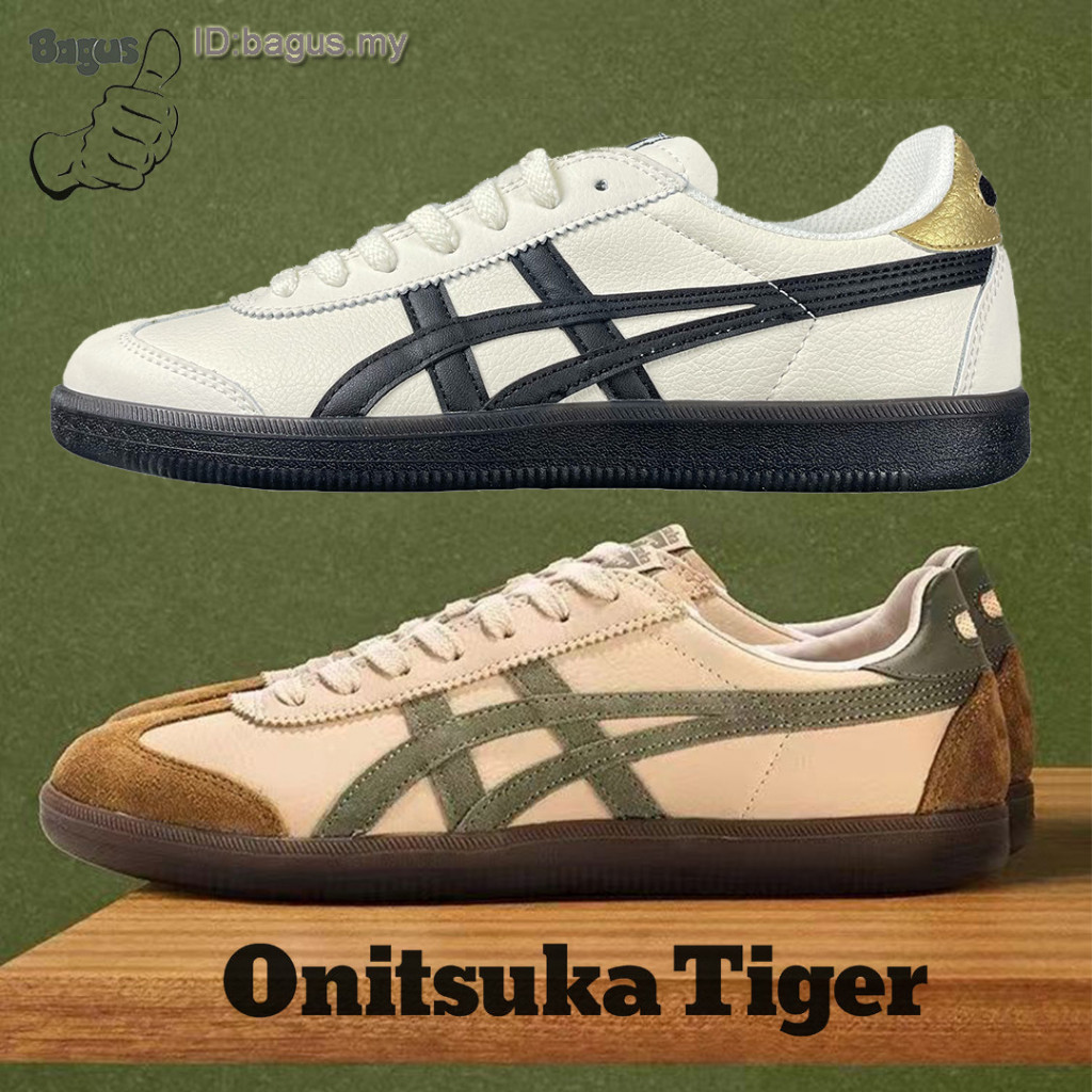 Onitsuka Tiger MEXICO 66 TOKUTEN Retro รองเท้าผ้าใบหนังแบน NN Low-top ...