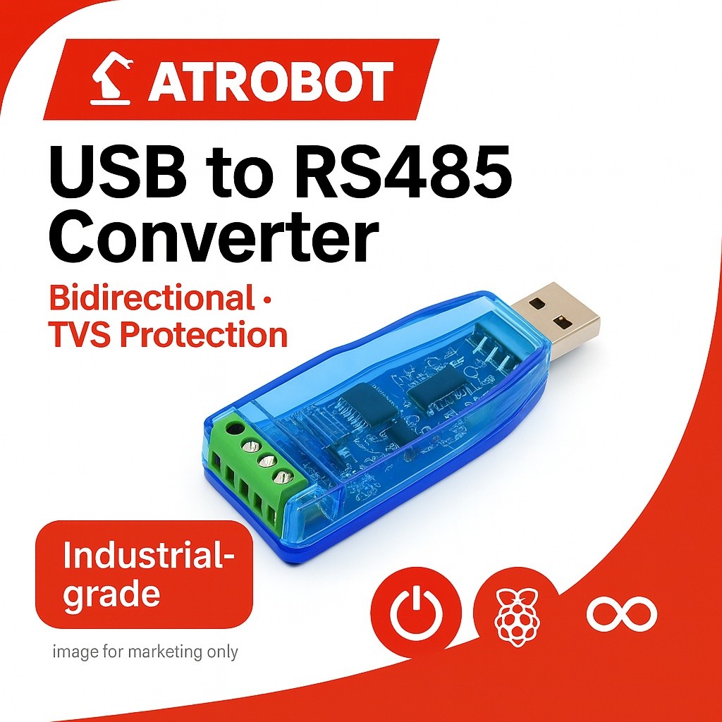 USB to RS485 U485 Converter Half-Duplex Industrial Grade TVS ESD ...