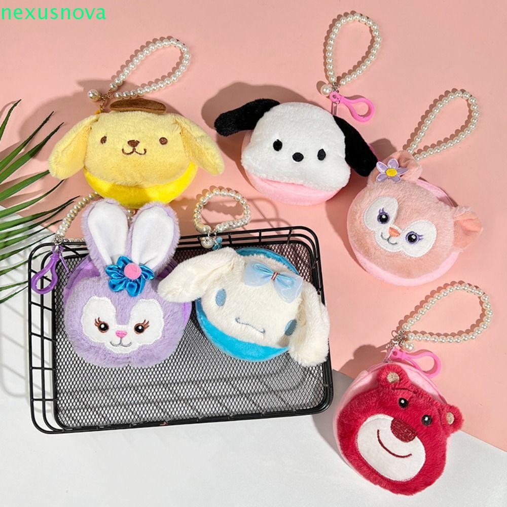 NEXUSNOVA กระเป๋าสตางค์ตุ๊กตา Cinnamoroll และ Pikachu ดีไซน์น่ารัก พกพา ...