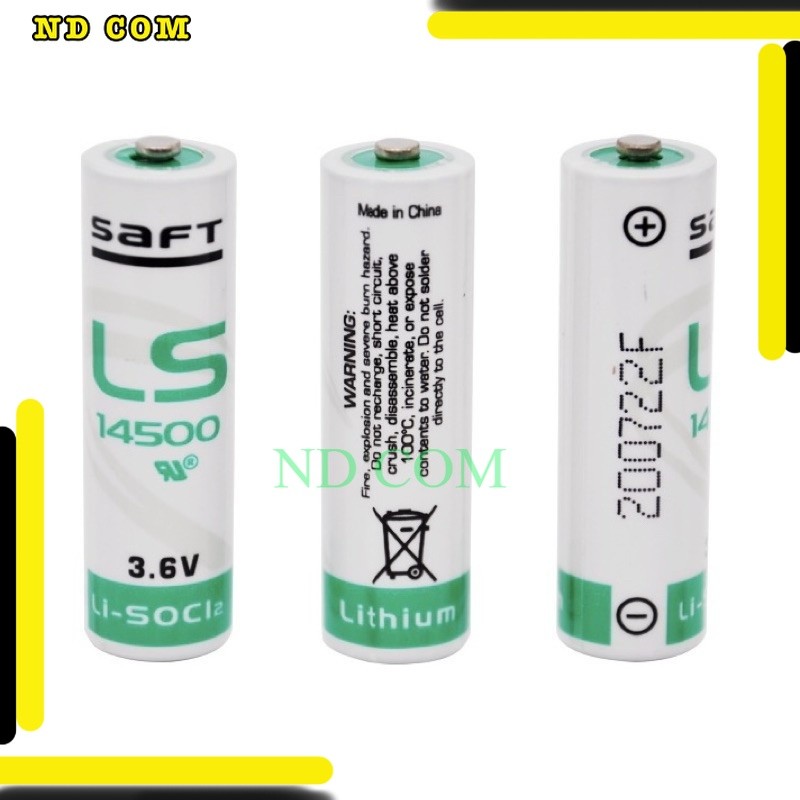ร้านใน กทม LS14500 LS-14500 AA 3.6V Lithium Battery ส่งทุกวัน | Shopee ...