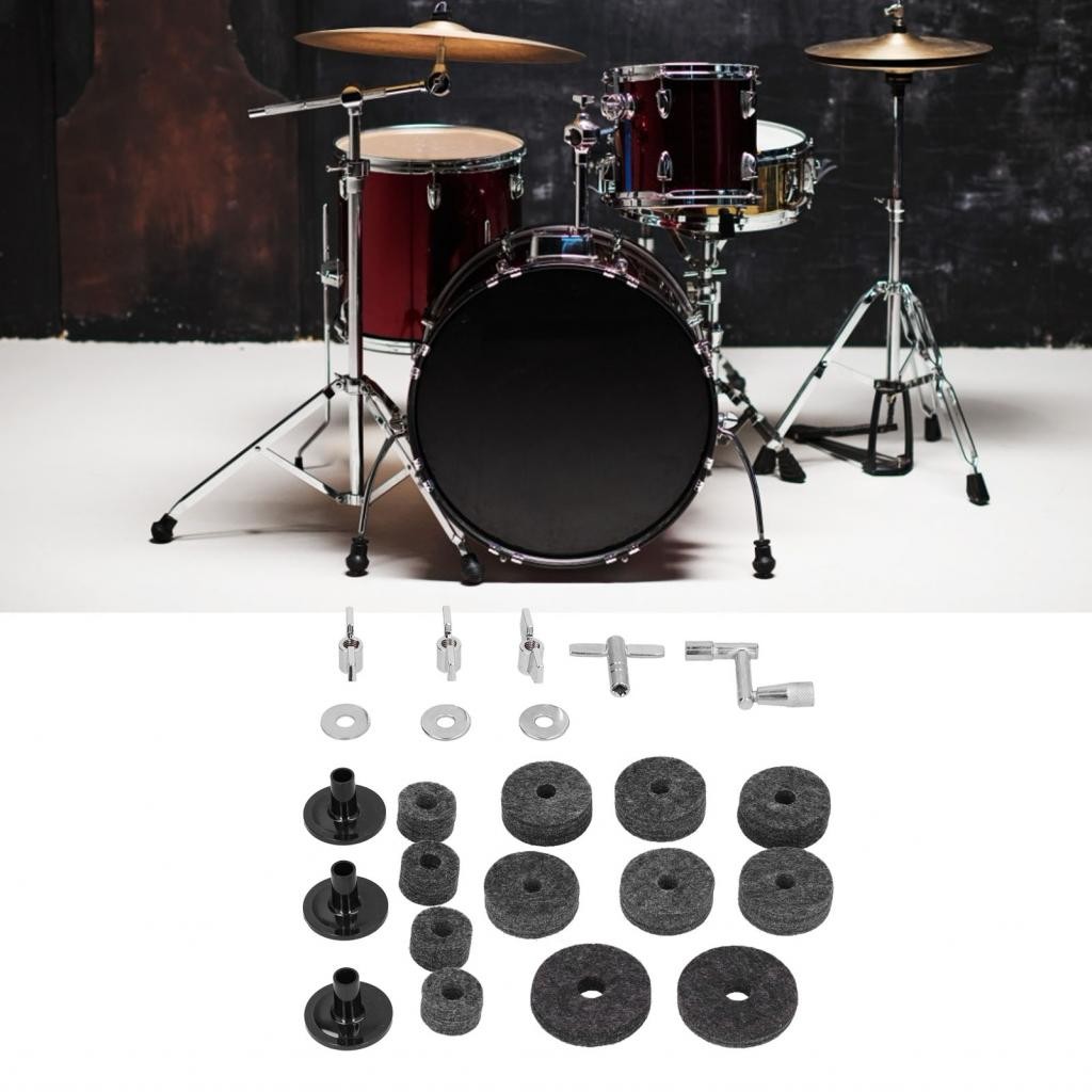 Cymbal Felts Sets ชุดกลองรู้สึกปรับปรุงคุณภาพสำหรับชุดบูมส่วนใหญ่ ...