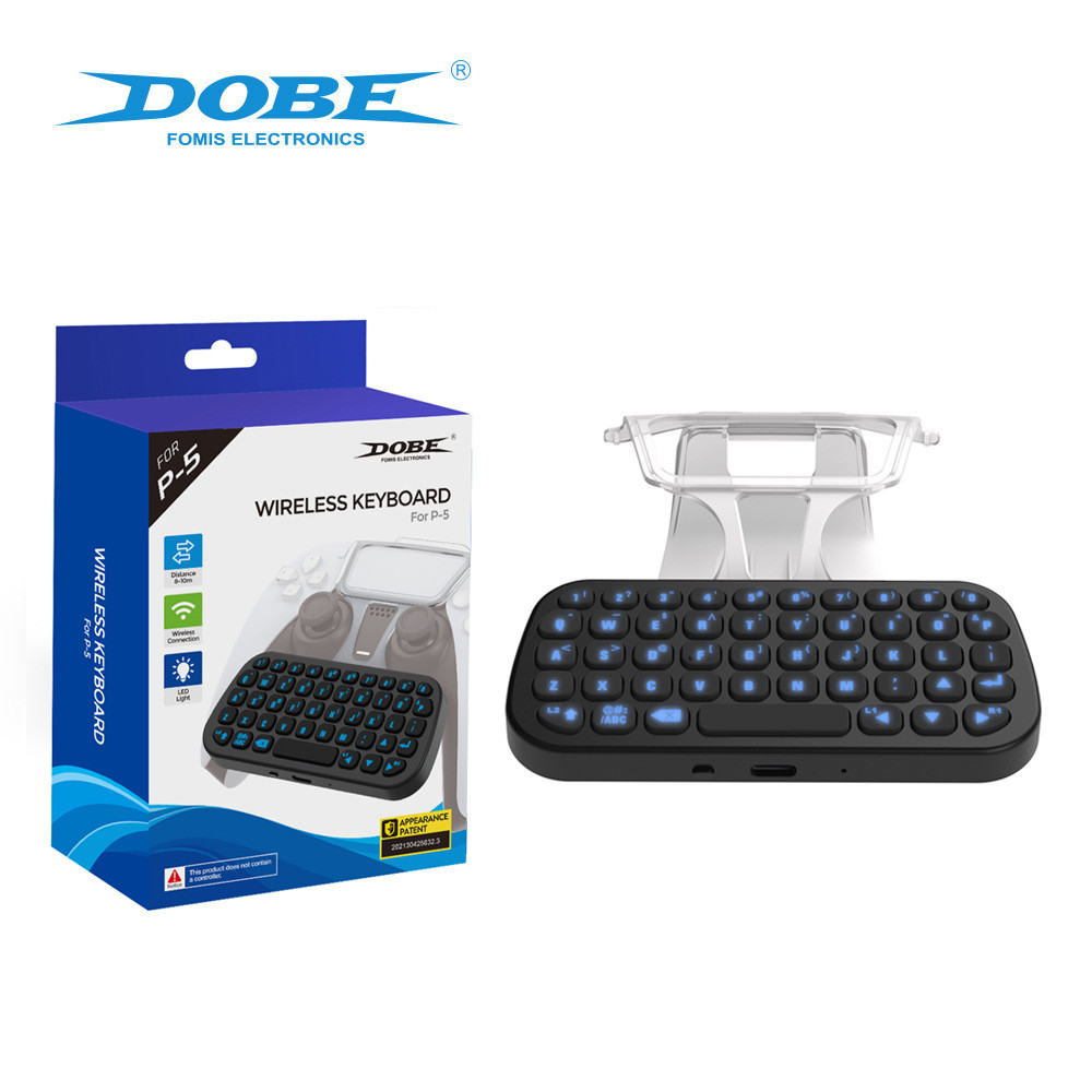 P PS5 Handle คีย์บอร์ดไร้สาย Bluetooth PS5 บลูทูธคีย์บอร์ดภายนอก Voice ...