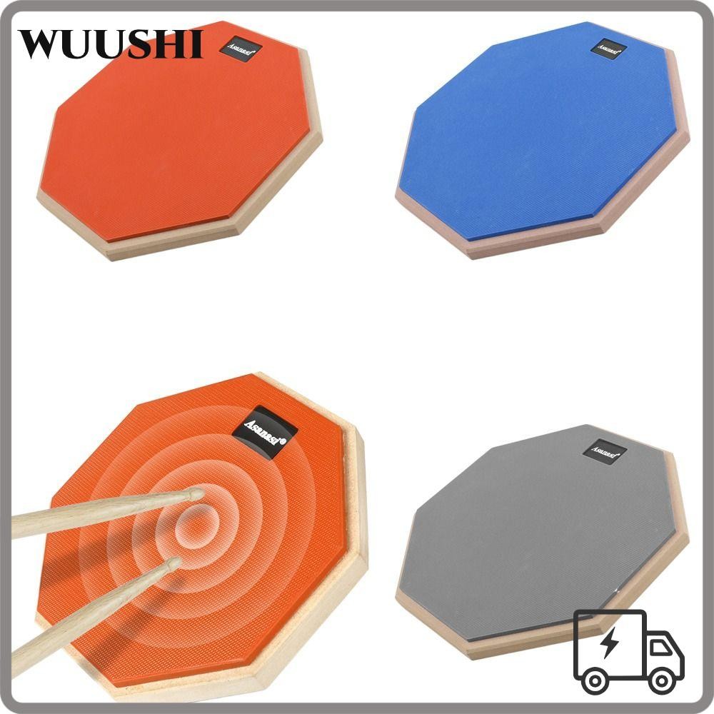 WUSHI แผ่นฝึกกลองสแนร์, Silent Double Sided Practice Training Drums ...
