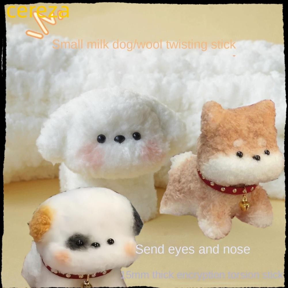 CEREZA เชือกด้ายบิด แพ็คเกจวัสดุ 15mm x 1m Chenille Sticks, อุปกรณ์ ...