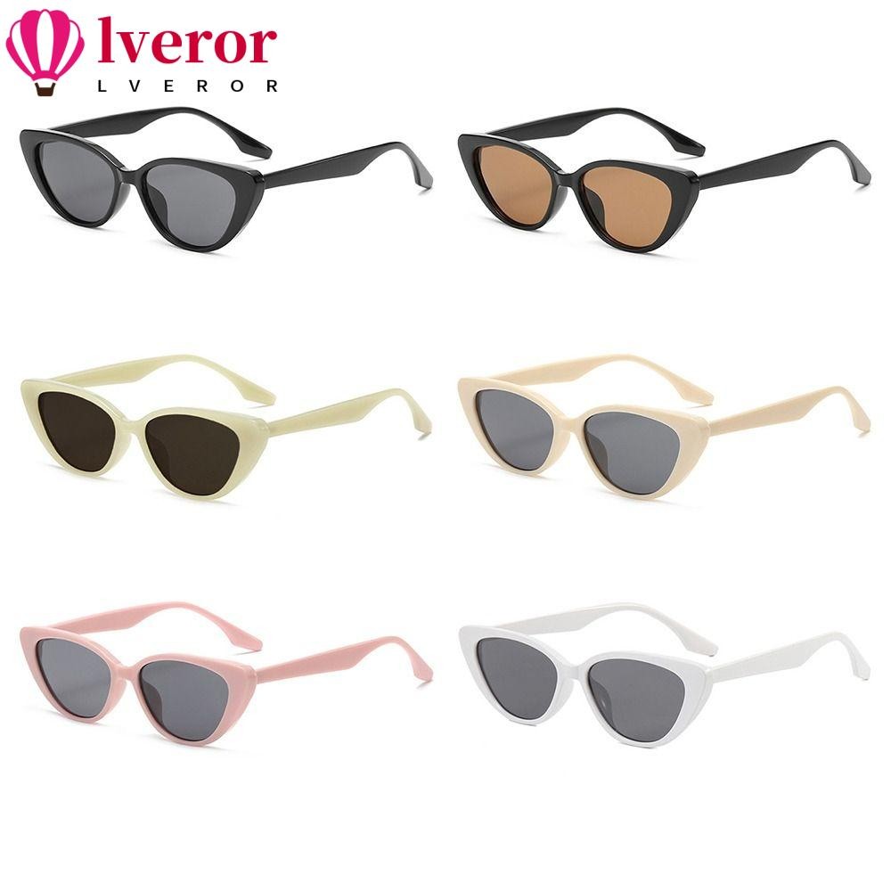แว่นกันแดด LVEROR ทรงแคทอาย สีสันสดใส UV400 สไตล์ยุค 90 อินเทรนด์สำหรับสาวๆ | Shopee Thailand