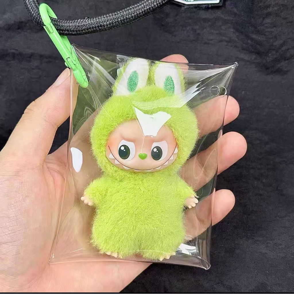labubu v4 case，กระเป๋าใส Mini Labubu 4.0 กันน้ำกันฝุ่น พีวีซี มีห่วง ...