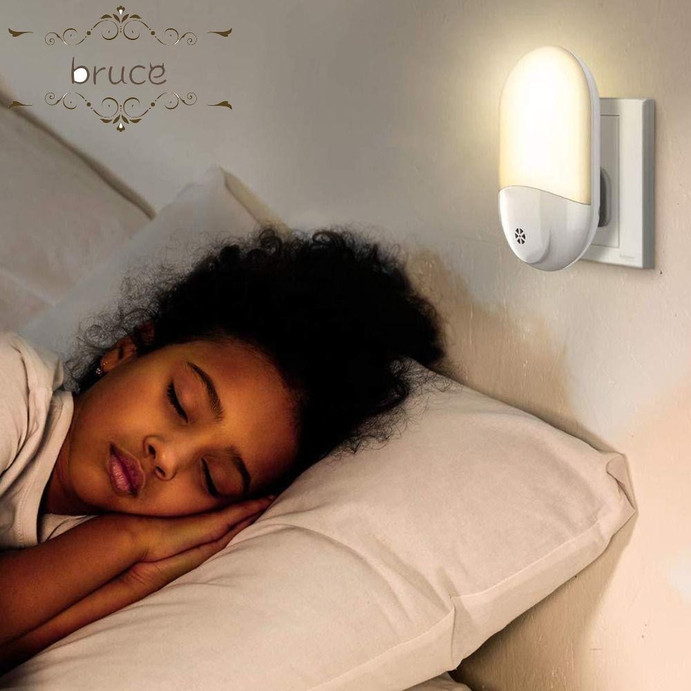 BRUCE LED Plug-in Night Light,พร้อมเซ็นเซอร์อัจฉริยะความสว่างอ่อนโยนไฟ ...