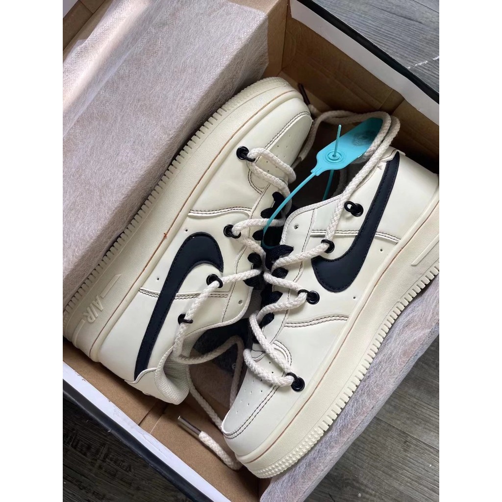 88 Real Shot Nike Air Force 1 Low 07 Air Force No. 1 Wild Crane Made ...