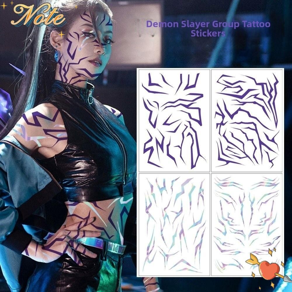 NOTEE รอยสักชั่วคราว, อะนิเมะ KPop Demon Hunters อะนิเมะ Devil Boy ...