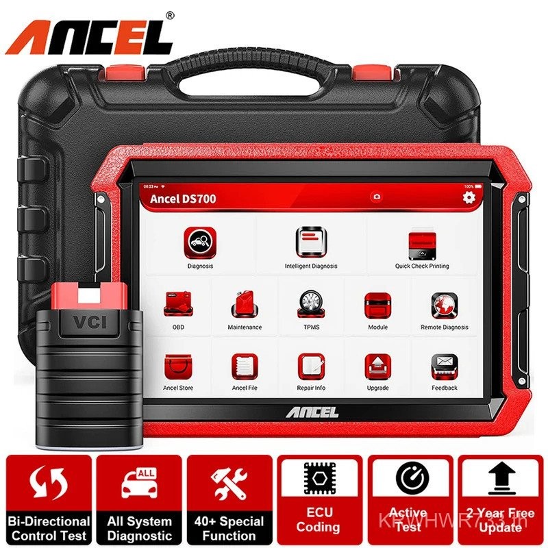 ANCEL DS700 Professional เครื่องมือวินิจฉัยรถยนต์ Bi-directional ECU ...