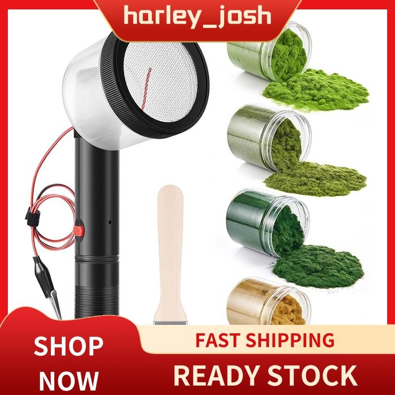 harley_josh Mini Static Grass Applicator พร้อม 4 X 60g สีหญ้า, Flocking ...
