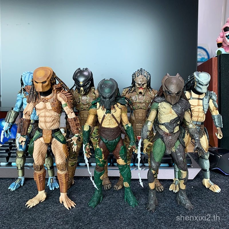 คุณภาพพร้อมสต็อกของแท้ NECA Elephant Face Eagle Face Edition Predator ...