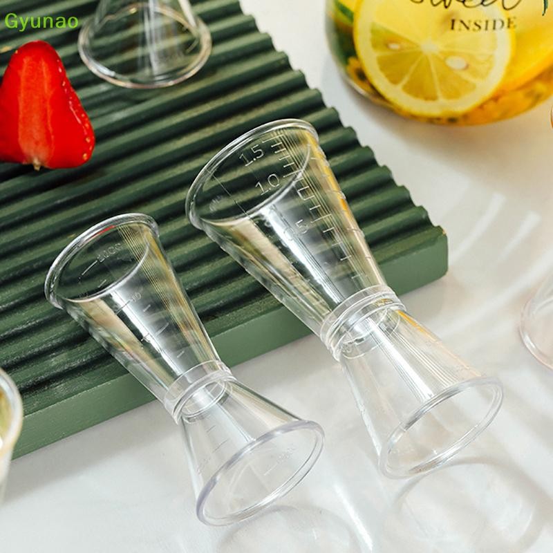 [Gyu] 1PC พลาสติก Double-ended ถ้วยตวงแก้วออนซ์ Martini ถ้วยค็อกเทลพลาสติก Shaker Bartending ...