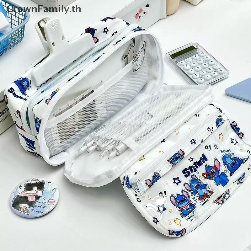 [CrownFamily] Kawaii Hello Kitty Pain Pouch กล่องดินสอความจุขนาดใหญ่ ...