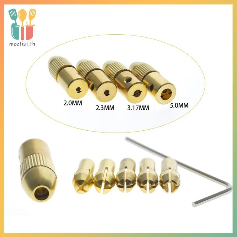 MEET 7/12 ชิ้น/เซ็ตทองเหลือง Collet Micro เจาะ Self-กระชับเจาะ ...