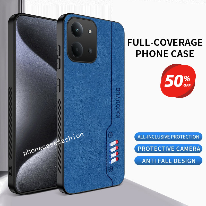 เคสโทรศัพท์สําหรับ Poco C85 C75 C71 4G 5G 2025 ปลอกธรรมดาสีทึบหนัง TPU ...