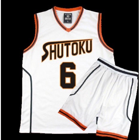 ชุดคอสเพลย์นักเรียน Shutoku สไตล์ของ Midorima Shintaro จากอนิเมะ Kuroko ...