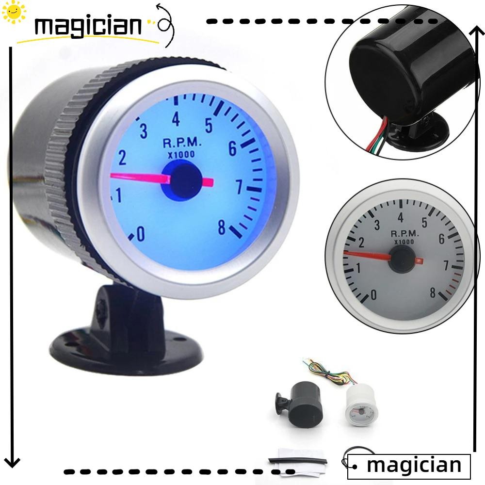 MAGICIAN รถ Tacho Meter, 12V 0-8000RPM Tachometer, อุปกรณ์เสริม ...