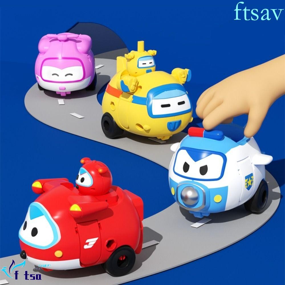 SWIFTSAVER Super Wings Robot, Room Ornament Desktop Model Deformation ...
