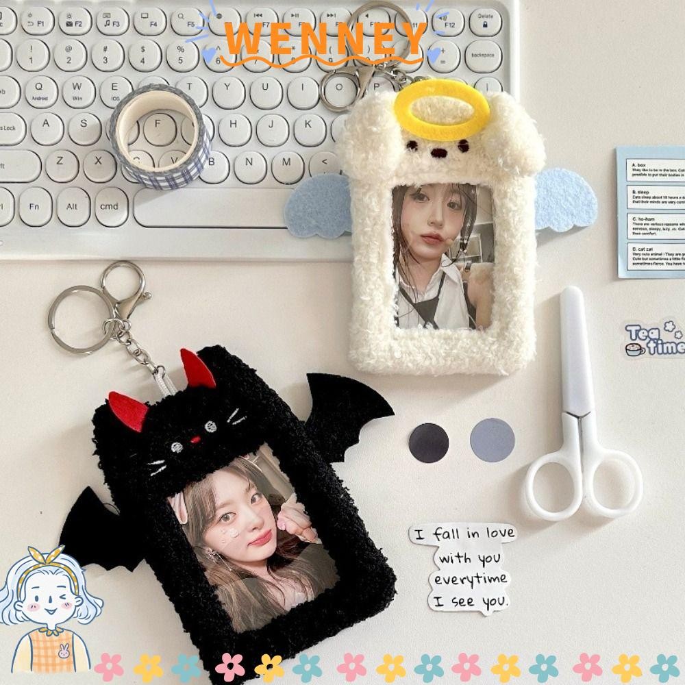 ที่ใส่บัตรรูปถ่าย WEY แบบตุ๊กตา มัลติฟังก์ชัน น่ารักสไตล์ Demons ...